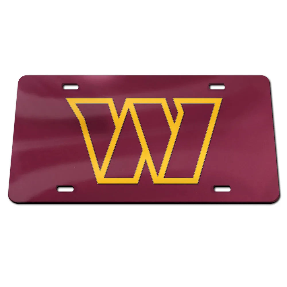Commanders License Plate – THE FAN ZONE