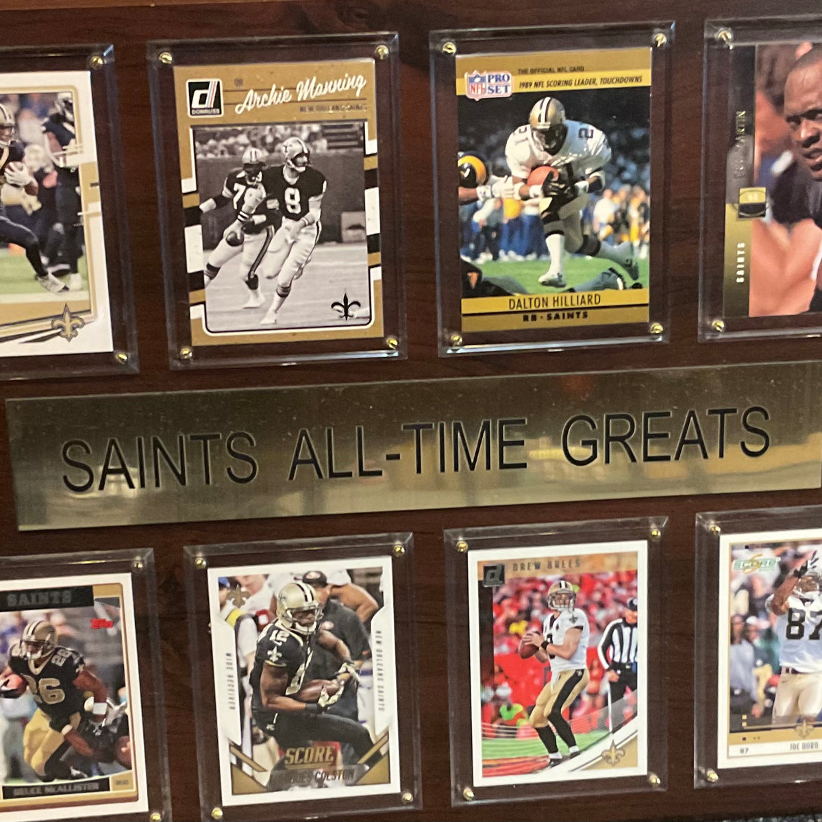New Orleans Saints All Time Great Plaque – THE FAN ZONE
