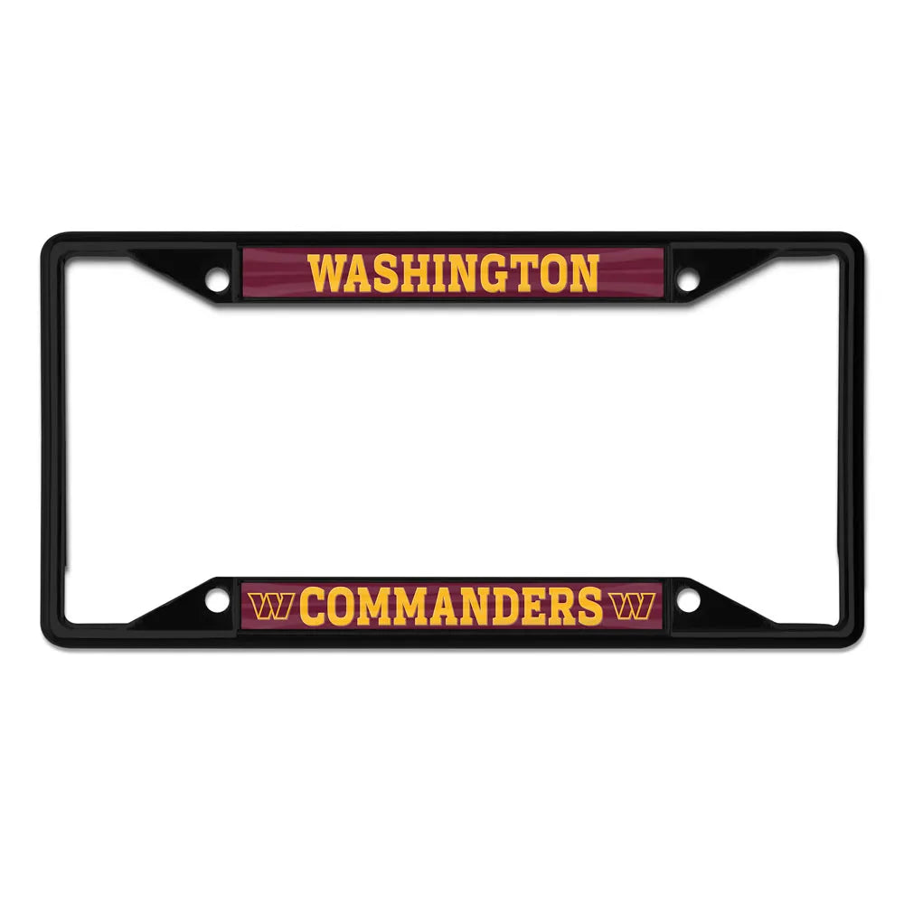 Commanders License Plate Frames – THE FAN ZONE